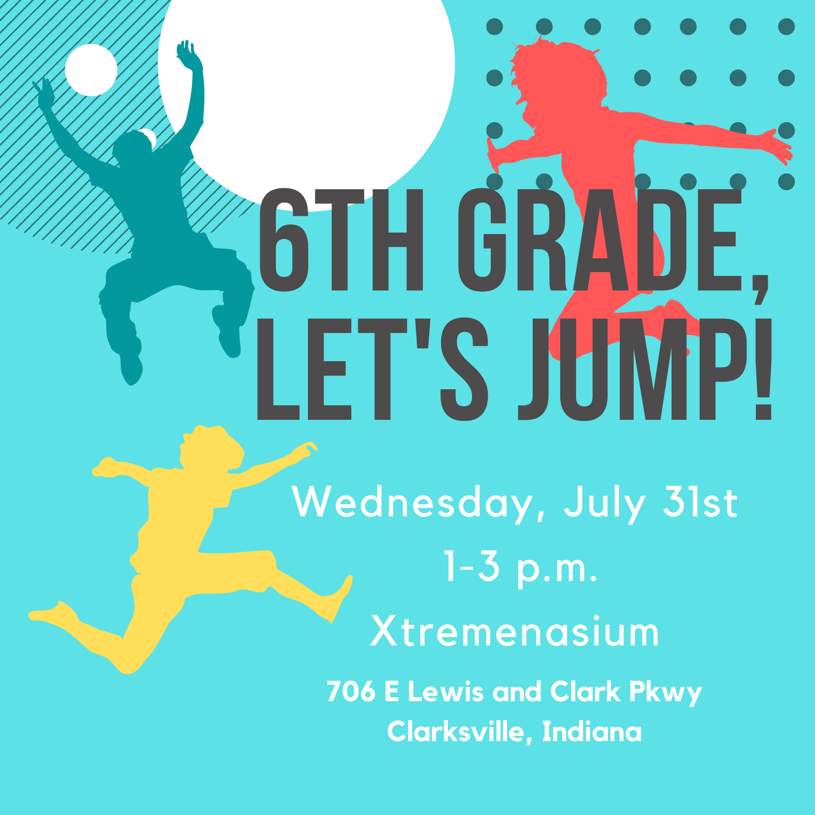 Jumping Into Sixth Grade, July 31 - Christian Academy School System
